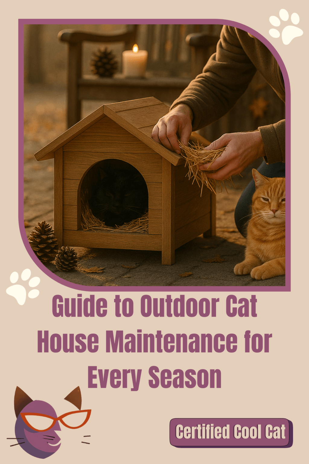 Guide to Outdoor Cat House Maintenance for Every Season